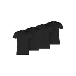 Puma Herren T-Shirt "T-Shirt 4er Pack", schwarz, Gr. L, Obermaterial: 100% Baumwolle CO., Shirts