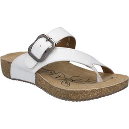 Josef Seibel Damen Zehentrenner "Tonga 77, weiss", Gr. 37, wei&szlig;, Obermaterial: 100% Rindsleder Leather cow., Schuhe