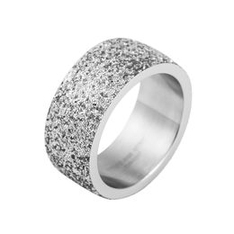 Lady Damen Fingerring, 18, Edelstahl, silber, Edelstahl, Fingerringe