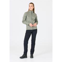 WHISTLER Damen Fleecejacke "SAMANI", gr&uuml;n, Gr. 40, meliert, 100% Polyester, Jacken, aus schnell trocknendem Funktionsmaterial