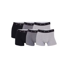 CR7 Herren Boxershorts "Boxershort CR7 Bamboo, Trunk 6-pack FSC 6er Pack", Gr. L, schwarz, Obermaterial: 65% Viskose CV. 30% Baumwolle CO. 5%