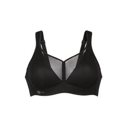 Anita active Damen Bustier "BH Air Control 1er Pack", Gr. 80, schwarz, Obermaterial: 49% Polyamid PA. 39% Polyester PES. 12% Elasthan EL., BHs