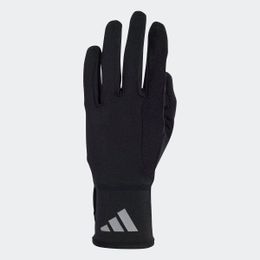Damen Trainingshandschuhe "CLIMA.C GLOVES", schwarz, Gr. L, adidas Performance, Obermaterial: 84% Polyester, 16% Elasthan, Handschuhe