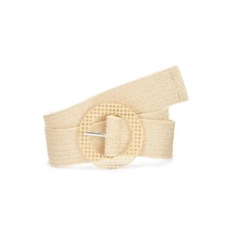 Lascana Damen Tailleng&uuml;rtel "Stretchg&uuml;rtel, Bauchg&uuml;rtel, G&uuml;rtel f&uuml;r Kleid & Overall, Sommerg&uuml;rtel", beige, Gr. 105, Synthetik, G&uuml;rtel, in moderner