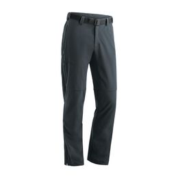Maier Sports Herren Outdoorhose "Halitit M", grau, Gr. 48, 91% Polyamid; 9% Elasthan, Hosen, Herren Funktionshose, robuste Wanderhose, 3 Taschen +
