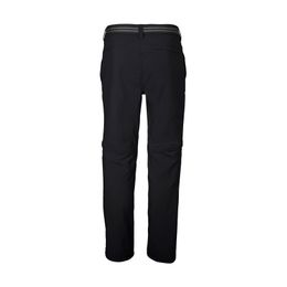 Killtec Herren Zip-off-Hose "KOS 13 MN PNTS", schwarz, Gr. 54, Obermaterial: 100% Polyester, Hosen, wasserabweisend, schnelltrocknend, abzippbare