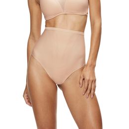 Triumph Damen Shapingstring "Shape Smart", Gr. S, beige, Microtouch, Obermaterial: 54% Elasthan, 46% Polyamid, unifarben, Unterhosen, formend,