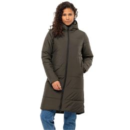 Jack Wolfskin Damen Steppmantel "DEUTZER", braun, Gr. S, Obermaterial: 100% Polyester, Mäntel, Wärmend, winddicht, Übergangsjacke