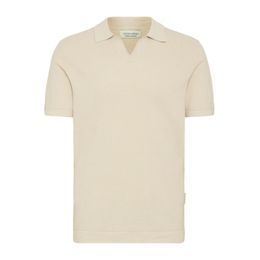Casual Friday Herren Poloshirt "Poloshirt CFMATEO", beige, Gr. M, Obermaterial: 70% Baumwolle CO. 30% Leinen LI., Shirts