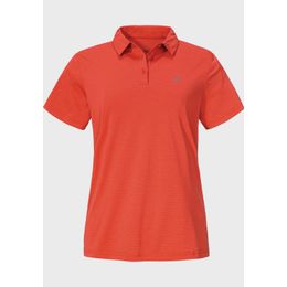 Sch&ouml;ffel SCH&Ouml;FFEL Damen Poloshirt "CIRC Polo Shirt Tauron L", rot, Gr. 42, Oberstoff: 100% Polyester, Shirts
