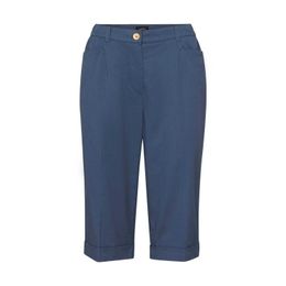 GOLDNER Damen 7/8-Hose "Kurzgröße Bermuda-Baumwollhose Carla", blau, Gr. 19, Obermaterial: 97% Baumwolle CO (CMIA). 3% Elasthan EL., Hosen