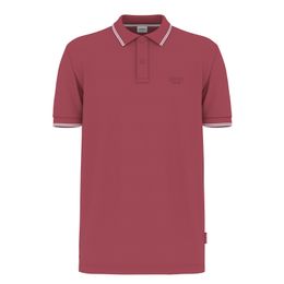 JOOP! JOOP JEANS Herren Poloshirt "Agnello", rot, Gr. XL, clean, unifarben, Jersey, Obermaterial: 95% Baumwolle, 5% Elasthan, Shirts, mit Streifen