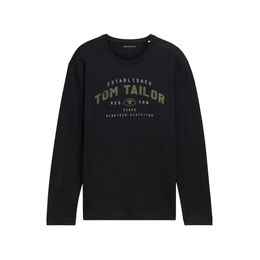 Tom Tailor Shirt Herren Gr&ouml;&szlig;e S grau / schwarz / wei&szlig;