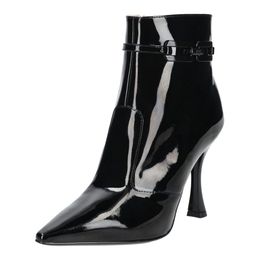 Nero Giardini Damen High-Heel-Stiefelette "Nero Giardini Stiefelette Leder", Gr. 38, schwarz, Leder, Schuhe