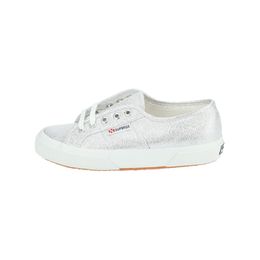 Superga Damen Sneaker "Superga Sneaker Textil", Gr. 38, silber, Textil, Schuhe