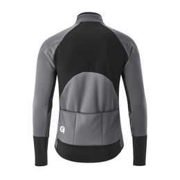 Gonso Herren Fahrradjacke "ROAD JACKET SOFTSHELL M", grau, Gr. XXL, 80% Polyester, 15% Polyamid, 5% Elasthan, Jacken, Herren Softshell-Jacke,