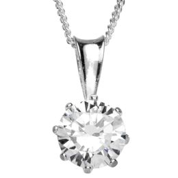 OSTSEE-SCHMUCK Damen Kette mit Anh&auml;nger "OSTSEE-SCHMUCK Kette mit Anh&auml;nger Folina 9 mm", 40cm, Silber 925 (Sterlingsilber), L: 40, silber, Silber 925