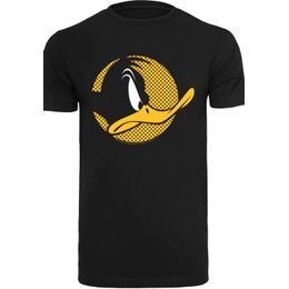 F4NT4STIC Herren T-Shirt "Looney Tunes Daffy Duck Dotted Cartoon Logo", schwarz, Gr. XL, Obermaterial: 100% Baumwolle, Shirts, Herren,Premium