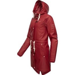 Navahoo Damen Regenjacke "Flower of Ocean", rot, Gr. XS, Obermaterial: 70% Polyester, 30% Polyurethan; Innenfutter: 100% Polyester; &Auml;rmelfutter: 100%