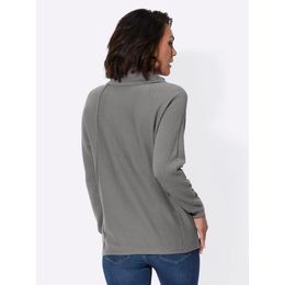 Casual Looks Damen Rollkragenpullover "Pullover", grau, Gr. 38, unifarben, 50% Baumwolle, 50% Polyacryl, Pullover
