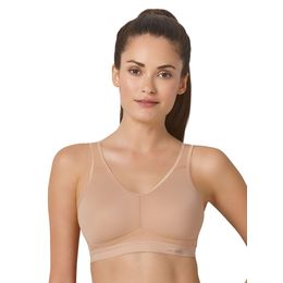 Anita Damen Sport-BH "Sport BH light & firm", Gr. 100, beige, Stoff, Obermaterial: 80% Polyamid PA. 20% Elasthan EL., BHs