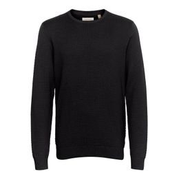 Blend Herren Strickfleece-Pullover "Strickpullover BHREDHILL CREW NECK KNIT NOOS", schwarz, Gr. XL, Obermaterial: 100% Baumwolle CO., Pullover