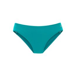 s.Oliver Damen Bikini-Hose "Spain", blau, Gr. 38, unifarben, Microfaser, Microfaser, Badehosen, in modischen Unifarben
