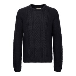 Blend Herren Strickfleece-Pullover "Strickpullover BHPullover", schwarz, Gr. XL, Obermaterial: 80% Polyacryl PAN. 20% Baumwolle CO., Pullover
