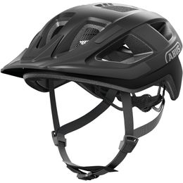 Abus Fahrradhelm "Aduro 3.0 LED", L, schwarz, Helme