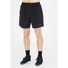 Shorts Endurance "Kros", Damen, Gr. 3XL, EURO-Größen, schwarz, 95% Polyester, 5% Elasthan, unifarben, kurz, Hosen Shorts, mit praktischem Dehnbund