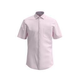 Seidensticker Herren Businesshemd "Regular", rosa, Gr. 44, unifarben, 100% Baumwolle, Hemden, Regular Kurzarm Kentkragen Uni