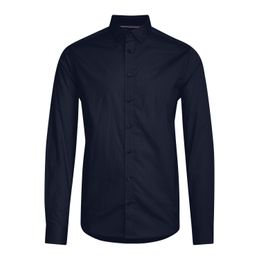 !Solid SOLID Herren Langarmhemd "Langarmhemd SDTyler", blau, Gr. XXL, Obermaterial: 98% Baumwolle CO. 2% Elasthan EL., Hemden