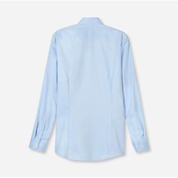 OLYMP Herren Langarmhemd "No 6 six"bleu, Gr. 39, Web, Obermaterial: 97% Baumwolle, 3% Elastolefin, Hemden, Royal Kentkragen, Businesshemd, super slim