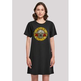 F4NT4STIC Damen Shirtkleid "Guns 'n' Roses Vintage Logo Black", schwarz, Gr. XL, Obermaterial: 100% Baumwolle, Kleider, Premium Qualit&auml;t
