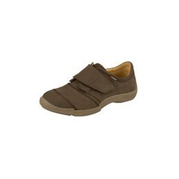 binom Damen Klettschuh "Mia", Gr. 36, braun, Leder, Schuhe, mit angenehmem Schuhklima