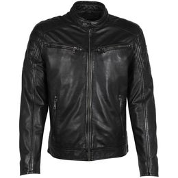 Mauritius Herren Lederjacke "GBDerry LAORV", schwarz, Gr. XL, unifarben, Obermaterial: 100% Schafsleder. Futter: 100% Baumwolle. &Auml;rmelfutter: 100%