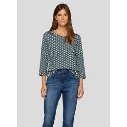 Rabe Damen Print-Shirt "T-Shirt", grün, Gr. 38, 92%Baumwolle 8%Elastan, Shirts