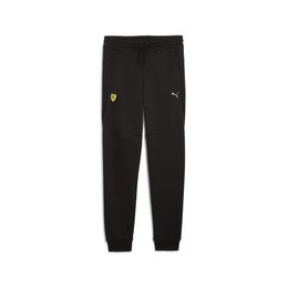 Puma Damen Sporthose "Scuderia Ferrari PumaTECH Hose Herren", schwarz, Gr. XS, unifarben, Obermaterial: 34% Polyester, 66% Baumwolle; Rippe: 97%