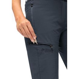 Outdoorhose Maier Sports "DA-HOSE LINING EL. LULAKA WINTER", Damen, Gr. 40, N-Gr, grau (graphite), Obermaterial: 90% Polyamid, 10% Elasthan, Hosen