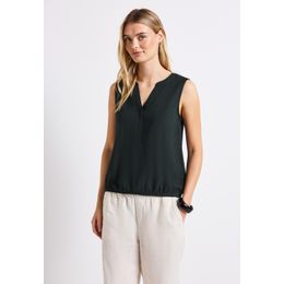 Street One Damen Blusentop, gr&uuml;n, Gr. 38, unifarben, Stoff, 100% Viskose, Blusen