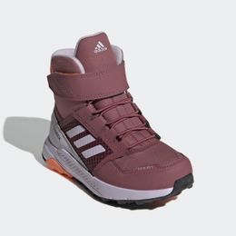 adidas terrex Kinder Wanderschuh "TRAILMAKER HIGH COLD.RDY", Gr. 37, rot, Synthetik, Textil, Schuhe, wärmend