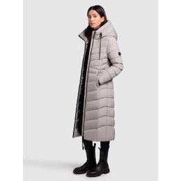 Khujo Damen Steppmantel "INGRAM4", grau, Gr. XL, unifarben, 100% Polyester, M&auml;ntel