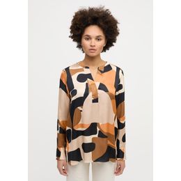 Eterna Damen Longbluse "LOOSE FIT"orange, Gr. 44, 100% Viskose, Blusen