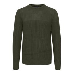 11 Project Herren Strickfleece-Pullover "Strickpullover PRAdamus", gr&uuml;n, Gr. XL, Obermaterial: 100% Baumwolle CO., Pullover