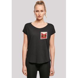 T-Shirt F4NT4STIC "Santa Letter Weihnachten", Damen, Gr. L, schwarz, Obermaterial: 100% Baumwolle, regular fit, Rundhals, ohne B&uuml;ndchen, Shirts T-Shirt, Print