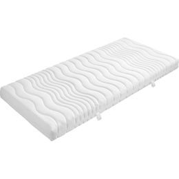 Kaltschaummatratze Alina, B:90cm H:19cm L:200cm, wei&szlig;, Bezug: 100% Polyester. Steppf&uuml;llung: 100% Polyester, Matratzen, "Dura Med"