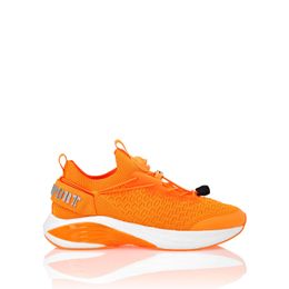 Plein Sport Damen Sneaker "L&auml;ufer", Gr. 42, orange, Schuhe