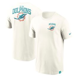 Nike Damen T-Shirt "Nike T-Shirt Miami Dolphins Nike SS Essential Cotton", wei&szlig;, Gr. XXL, 100% Baumwolle, Shirts