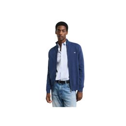 Gant Herren Sweatshirt "Strickjacke CASUAL COTTON ZIP CARDIGAN", blau, Gr. 5XL, Obermaterial: 100% Baumwolle CO., Sweatshirts