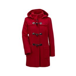 GOLDNER Damen Langmantel "Woll-Dufflecoat mit Kaschmirwolle"rot, Gr. 40, Obermaterial: 60% Wolle WO. 25% Polyester PES. 10% Polyamid PA. 5% sonstige